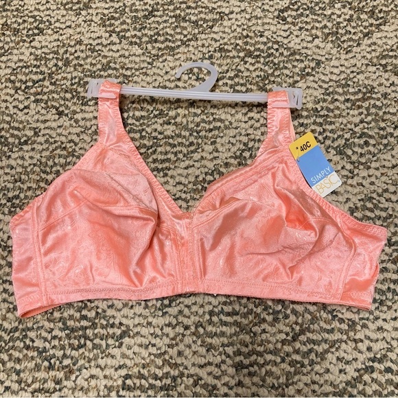 Simply Basic | Intimates & Sleepwear | Nwt Simply Basic Salmon Pink Bra ...